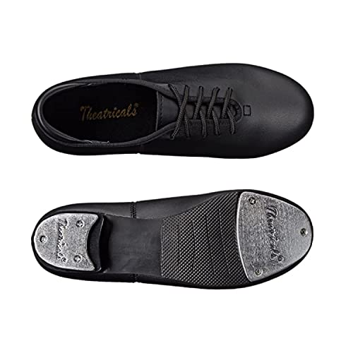 Theatricals Adult Lace-Up Tap Shoes Black 08.0M T9500