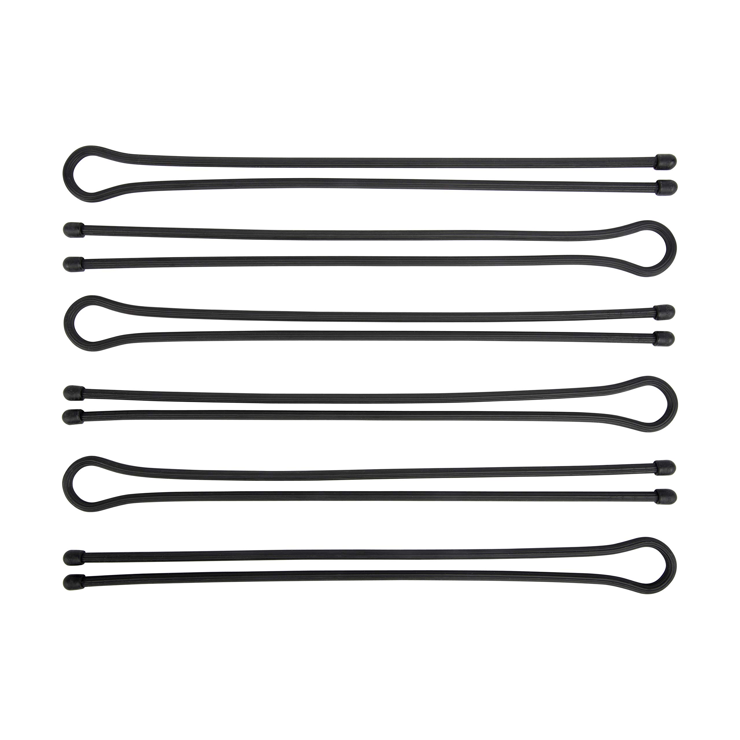 Nite Ize Original Gear Tie - 32-Inch Reusable Rubber Twist Tie - Reusable Gear Ties - Electric Cord Organizers - Twist Ties for Cords - Reusable Zip Ties - Black, 32-Inch, 6 Pack