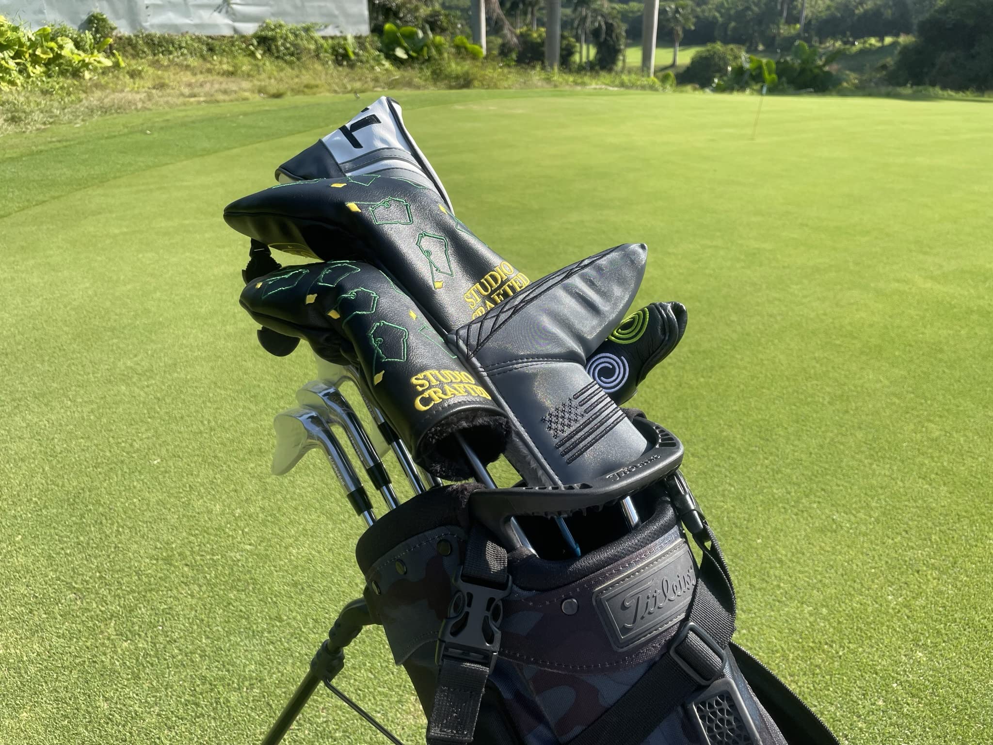 Studio Crafted Milled Putter Face Blade Golf Headcover Magnetic Closure for Scotty Newport Taylormade Spider Odyssey 2 Ball