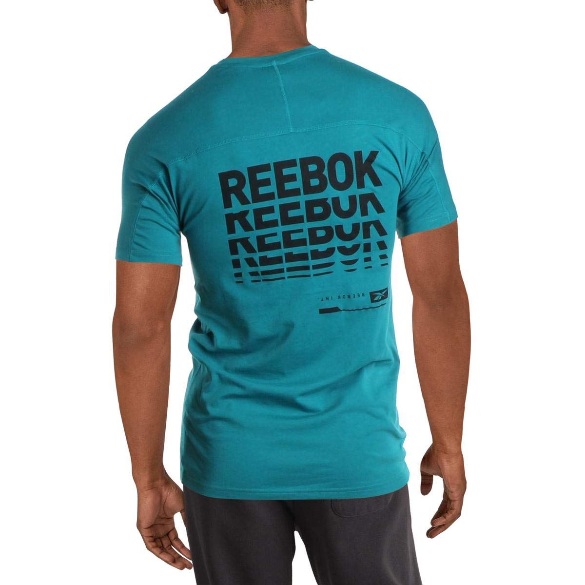Reebok Training Supply Speedwick Graphic Move Tee, Seaport Teal, X-Large