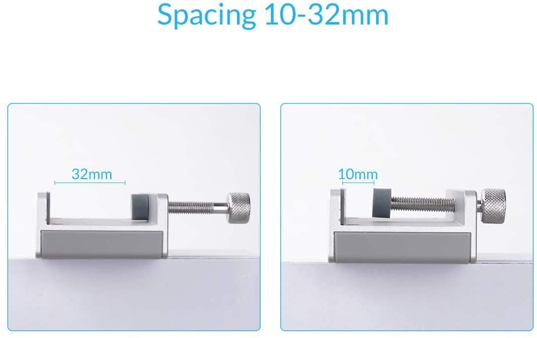ORICO USB 3.0 Hub Clamp Adapter, Aluminum 4-Port USB Splitter with Extra Power Supply Port and 4.92 FT USB Data Cable, Ultra-Portable USB Expander for 2021 iMac/Laptop/PC