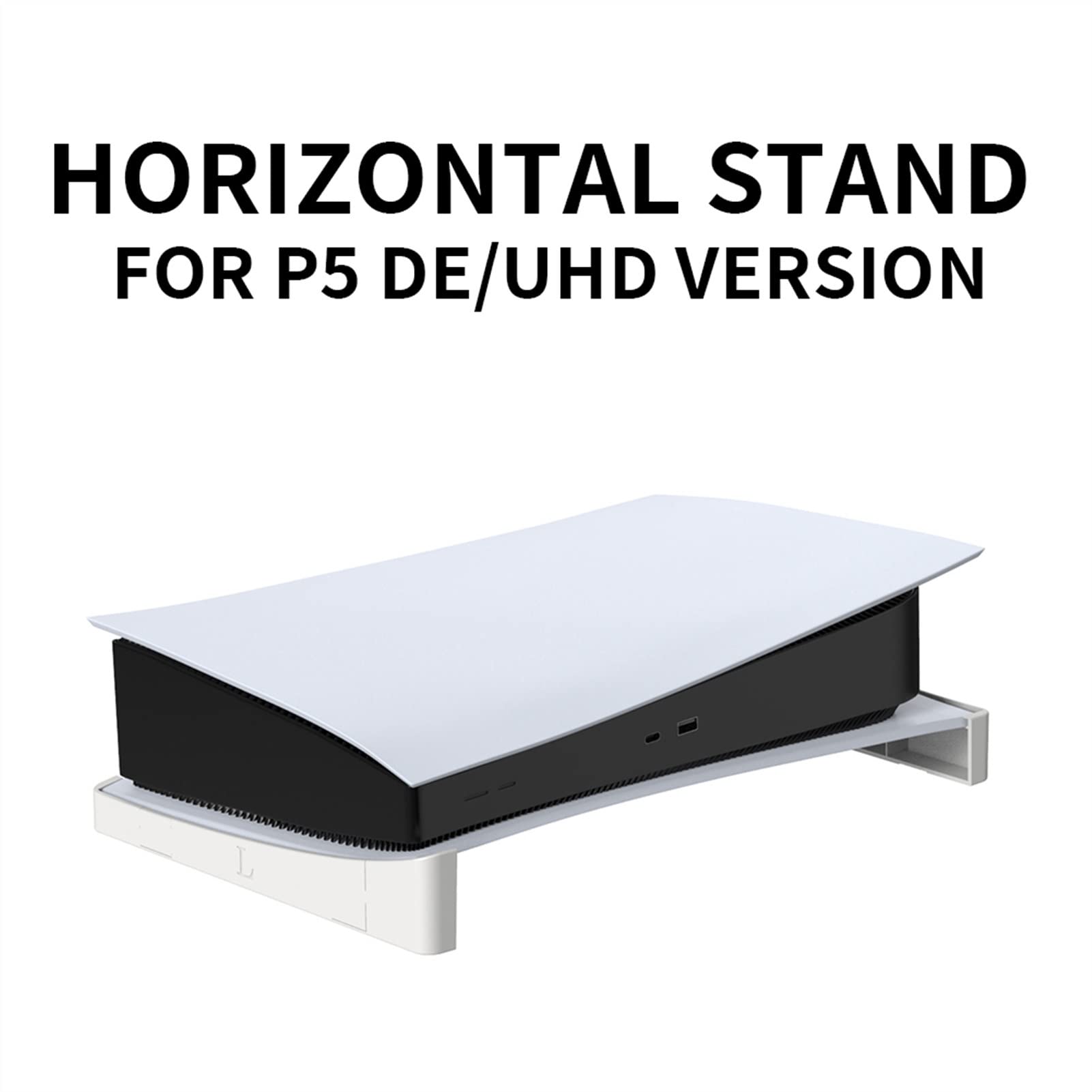 TX GIRL 2 Pieces Storage Stand Vertical Stand Dock Mount Holder Optical Drive for PS5 Game Console Dock Rack Holder (Size : 5.31x1.97x1.97in)