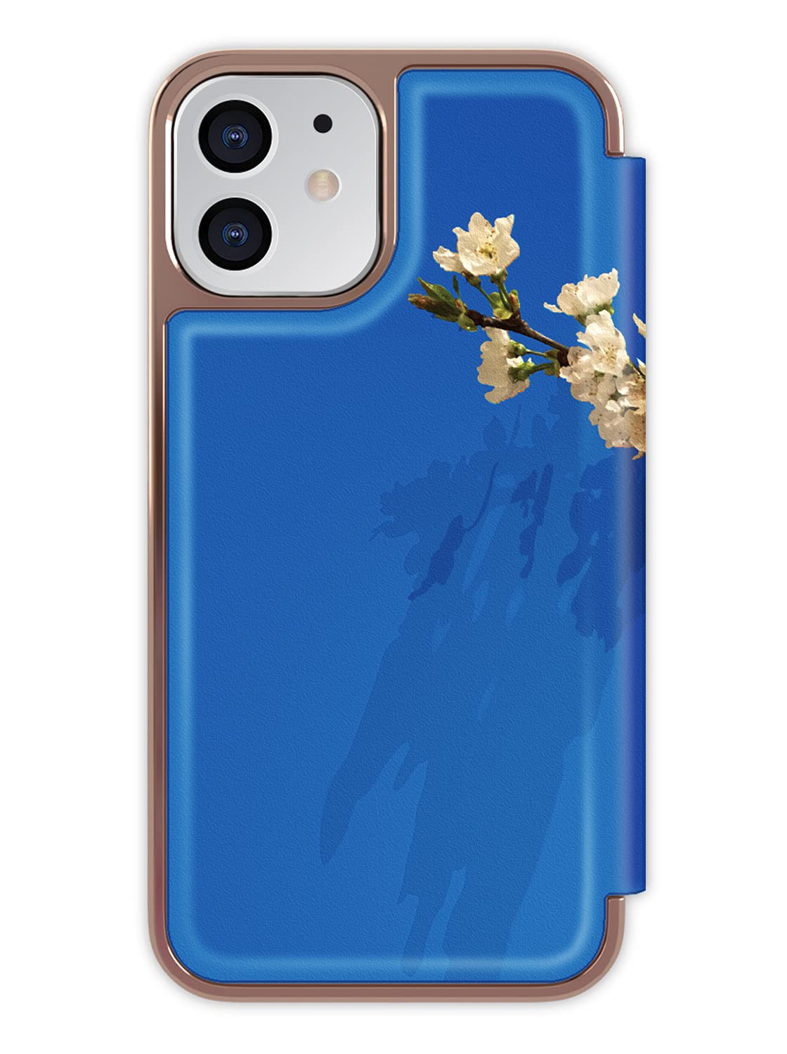 Ted Baker Bryony Mirror Folio Case for iPhone 11 (2019) 6.1-Inch - Harmony Mineral Blue