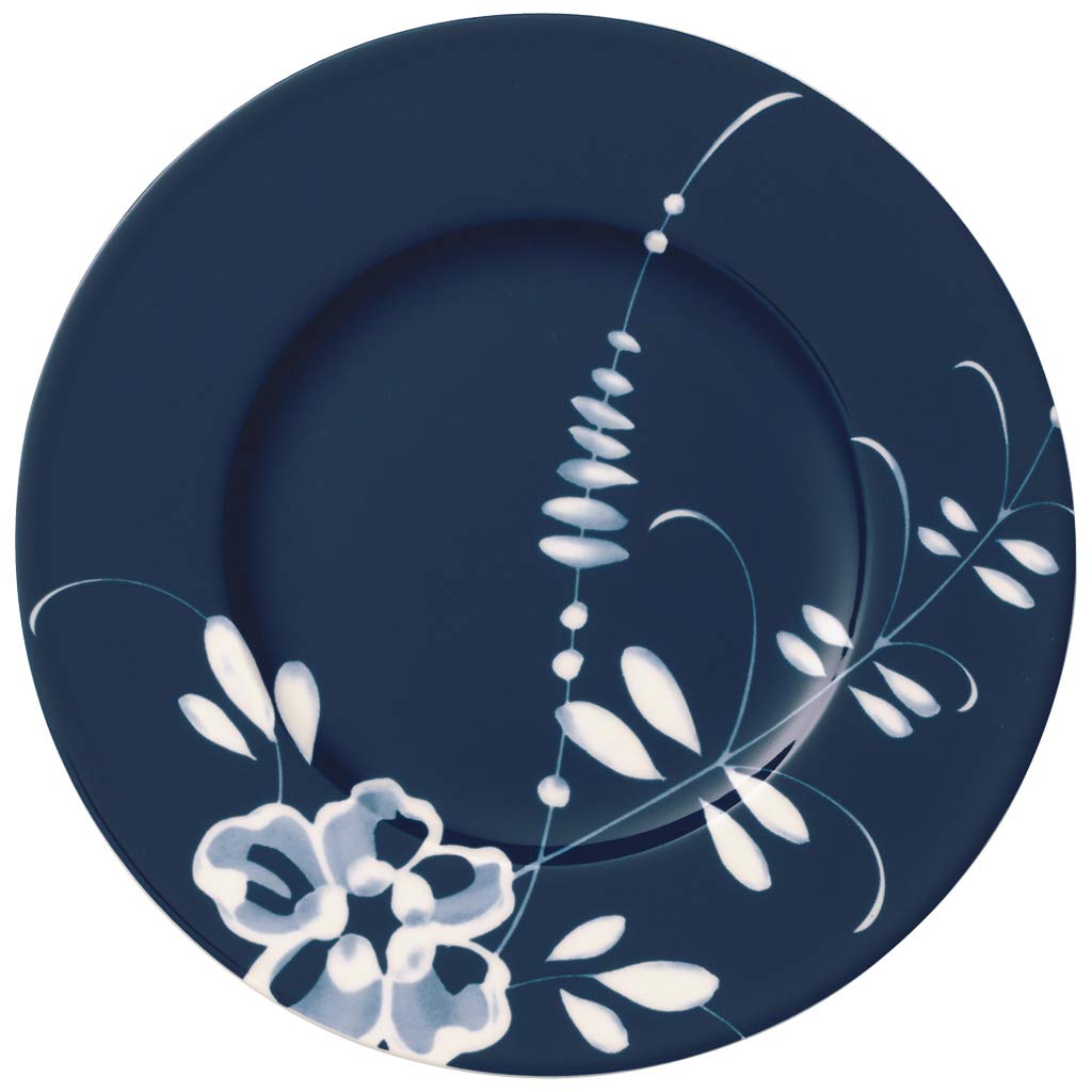 Villeroy & Boch Old Luxembourg Brindille Bread & Butter Plate, 6.25 in, Premium Porcelain, Blue