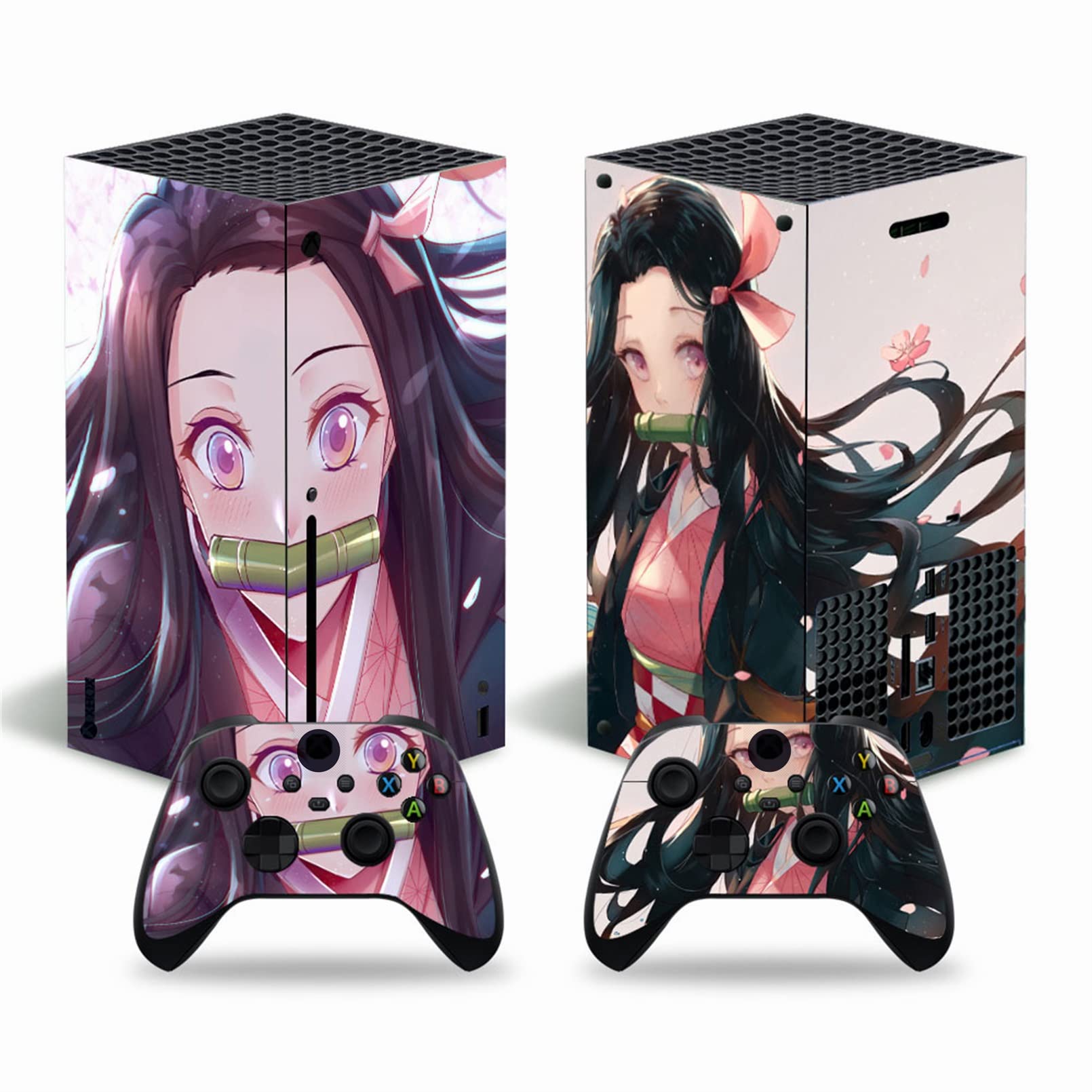 WREXIL LEEWEE Protective Vinyl Skin Decal Cover for Series X Console Skins Wrap Sticker with Two Free Wireless Controller Decals 5483 Wrap Sticker