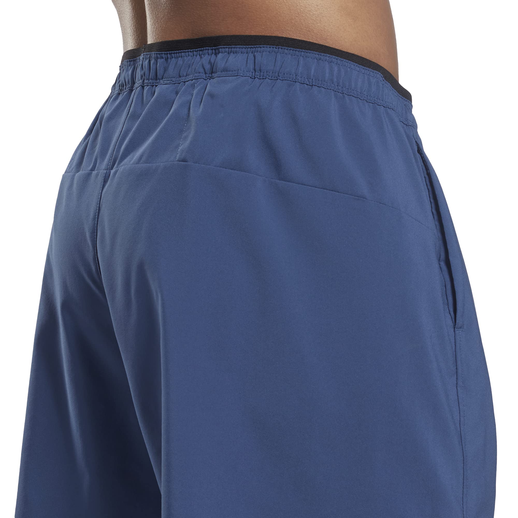 Reebok Men's Standard Speed Shorts 2.0, Batik Blue/Black, 2XL