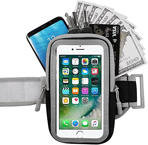 Pxinhui Sport Running Cell Phone Case Holder Exercise Arm Band Bag Pouch for Samsung Galaxy S21 S20 A10S A51 Note10 Google Pixel 4a543a Moto G Stylus G8 Power E6s iPhone 1211 Pro MaxXSXR,Black