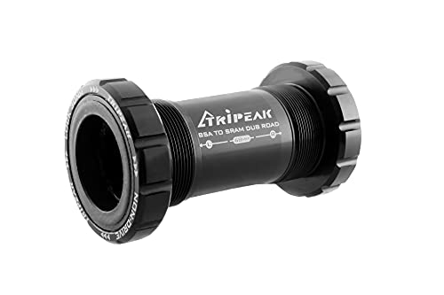 TRiPEAK Bottom Bracket BSA/ITA/C60/CR1/T47, with Ceramic Bearings for 22mm SRAM Dub & 22/24mm GXP Crankset, Threaded BB Compatible with Trek, Giant, Specialized, Canyon, Campagnolo Frame