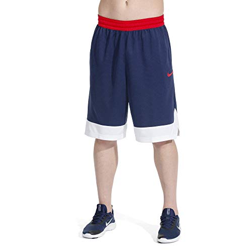 Nike Dri-FIT Icon, Men's basketball shorts, Athletic shorts with side pockets, College Navy/White, M