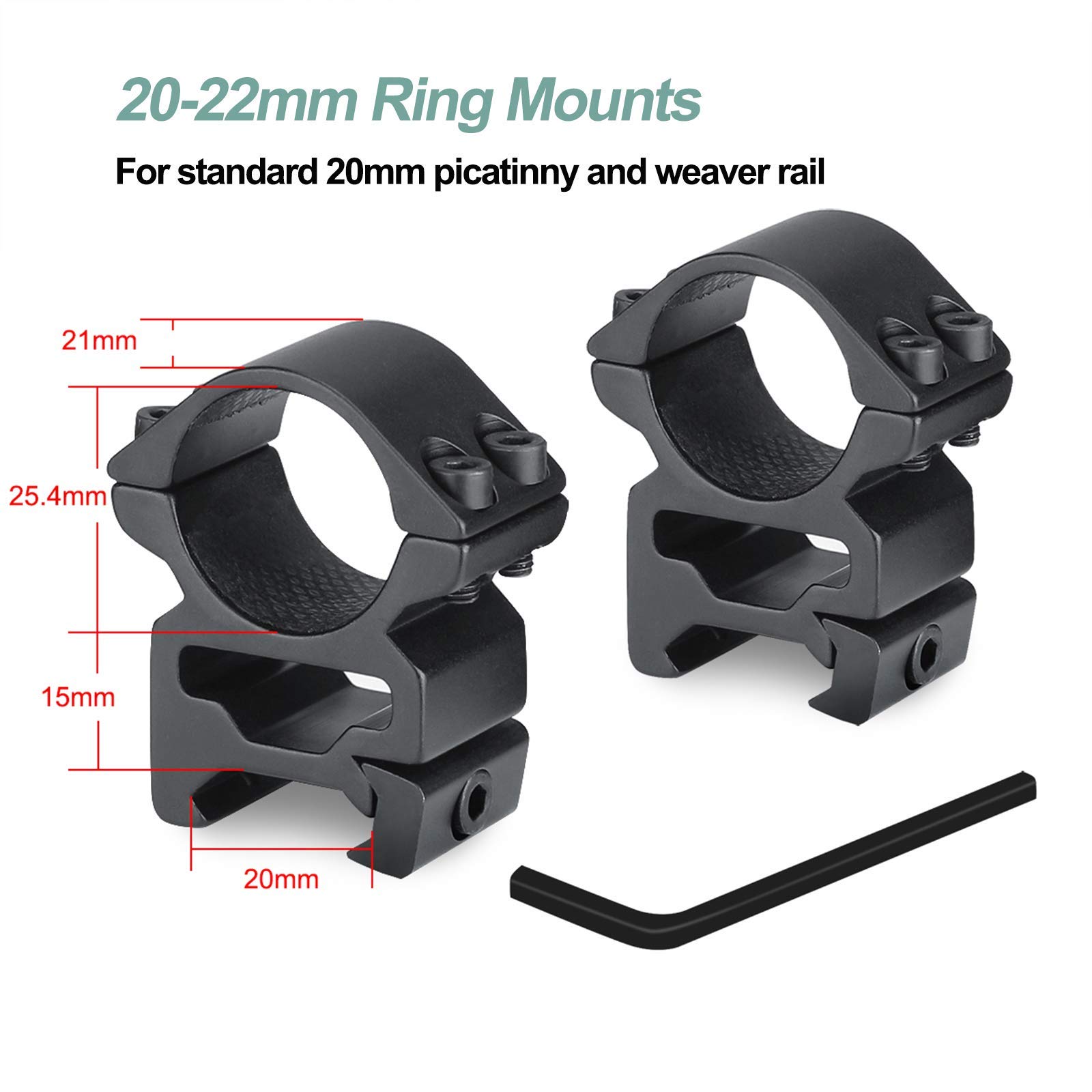 SVBONY SV174 Rifle Scope, Hunting Rifle Scope, 2-7x32mm Long Eye Relief Rifle Scope, a Fast-Focus Eyepiece, Medium Profile Scope Mount, SFP Rifle Scopes with Mil-dot Reticle,1 Inch Tube