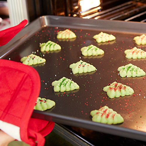 Wilton Perfect Results Premium Non-Stick Bakeware Mega Cookie Sheet, 15 x 21-Inch, Steel