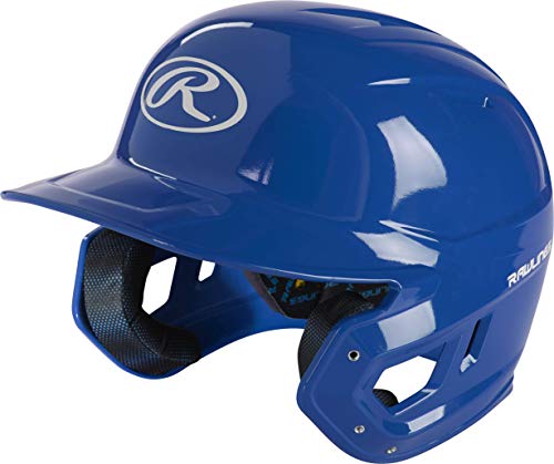 Rawlings Mach Clear Coat Senior Baseball Batting Helmet, Scarlet