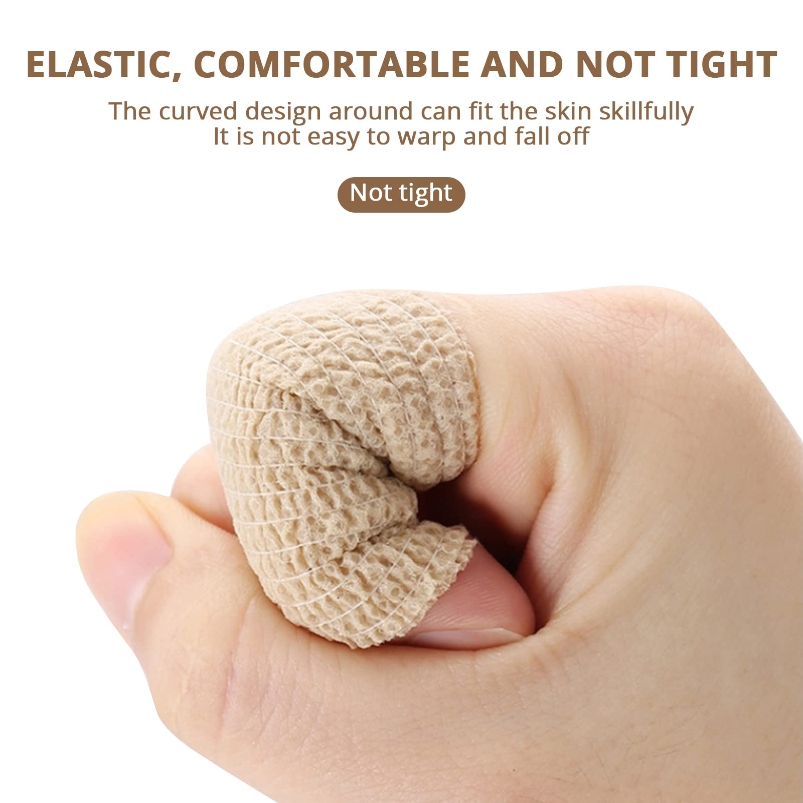 Sihuuu 5 PCS Self Adhesive Bandage Wrap Athletic Elastic Cohesive Bandage for Sports Injury,Strain,Ankle, Knee, Wrist,Ankle Sprains