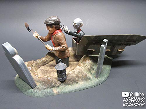 Polar Lights Disney Haunted Mansion: The Grave Robber's Demise/Grave Robbers Reward 1:12 Scale Diorama Model Kit with Moveable Parts