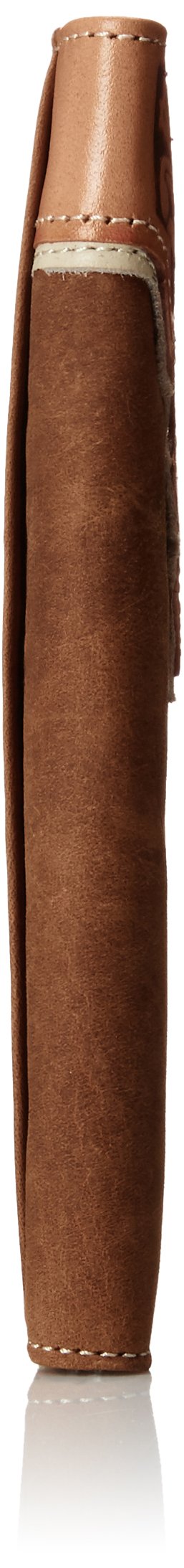 Nocona Belt Co. Men's Nocona Bone Top Cross Inlay Rodeo, Brown, One Size