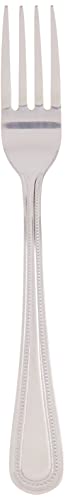 Winco 12-Piece Dots Dinner Fork Set, 18-0 Stainless Steel,Silver