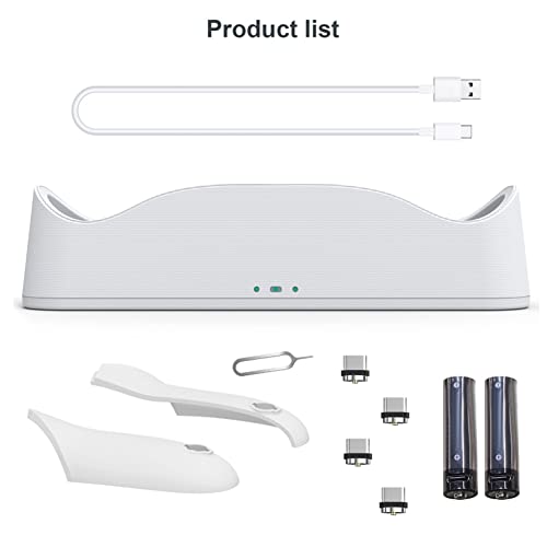 Viupolsor Magnetic Charging Dock Station for Quest 2 Glasses Headset Handle Controller Fast Charger Stand VR Accessories
