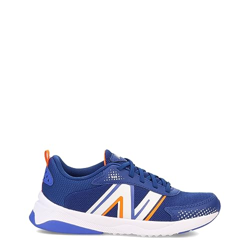 New Balance DynaSoft 545 V1 Lace-Up Running Shoe, Night Sky/Blaze Orange/Marine Blue, 6 US Unisex big kid
