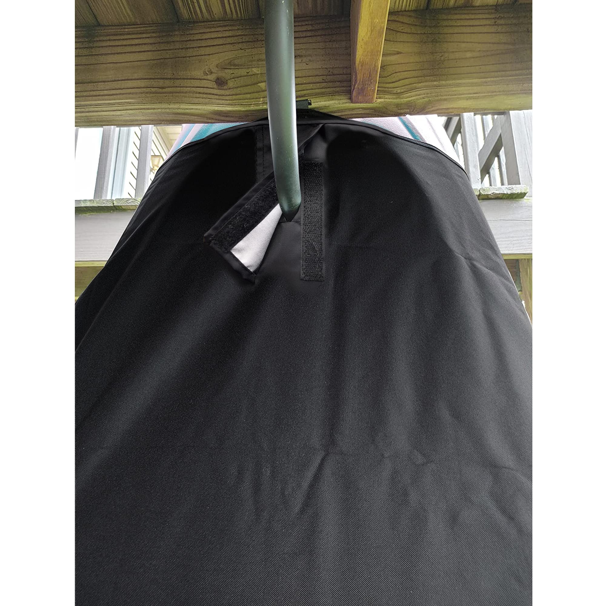 SoGuDio Universal Kayak Cockpit Drape Cover, Seal Cockpit Cover with Hook Holes, Provide Comprehensive Protection Against rain and dust for Ocean Cockpit,Black (Black, 60" L x 29" W)