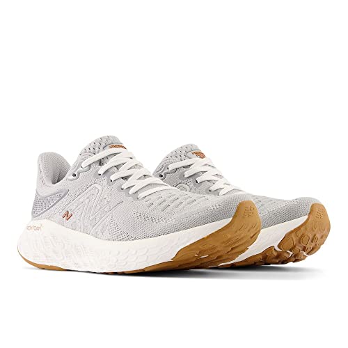 New Balance Women's Fresh Foam X 1080 V12 Running Shoe, Aluminum Grey/Sea Salt/Copper Metallic, 10