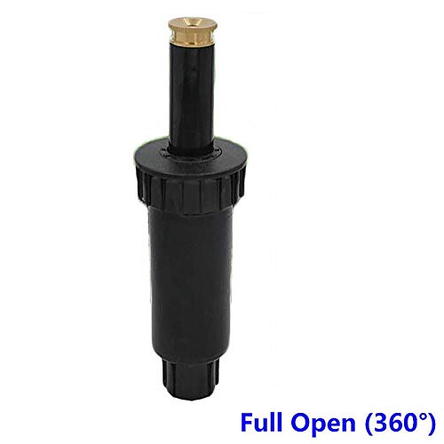 QIHONG 90/180/360 Degrees Adjustable Pop-up Lawn Sprinklers Retractable Irrigation Mist Spray Nozzle/Dripper for Lawn/Garden/Yard/Planter Beds