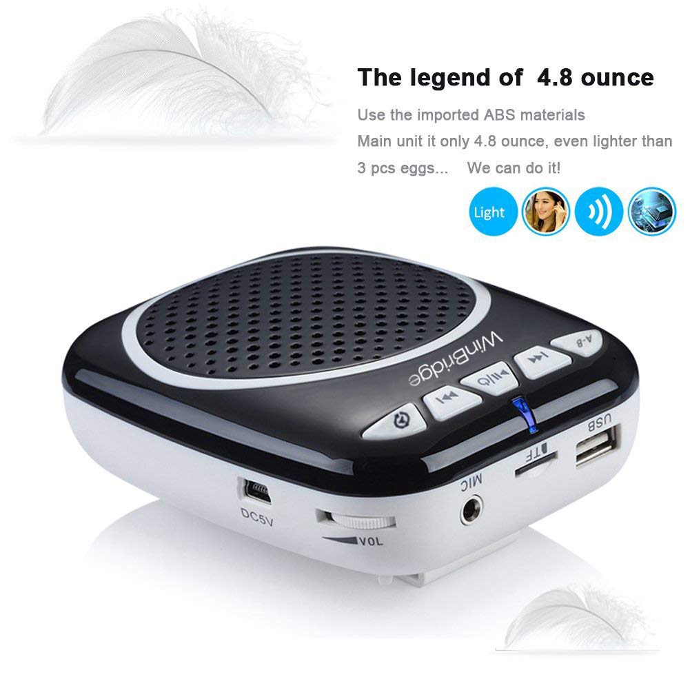 WinBridge voice amplifier and lapel microphone bundle