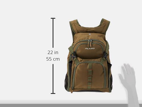 Plano E-Series 3600 Tackle Backpack, Includes Three 3600 Tackle Storage Stows, Olive