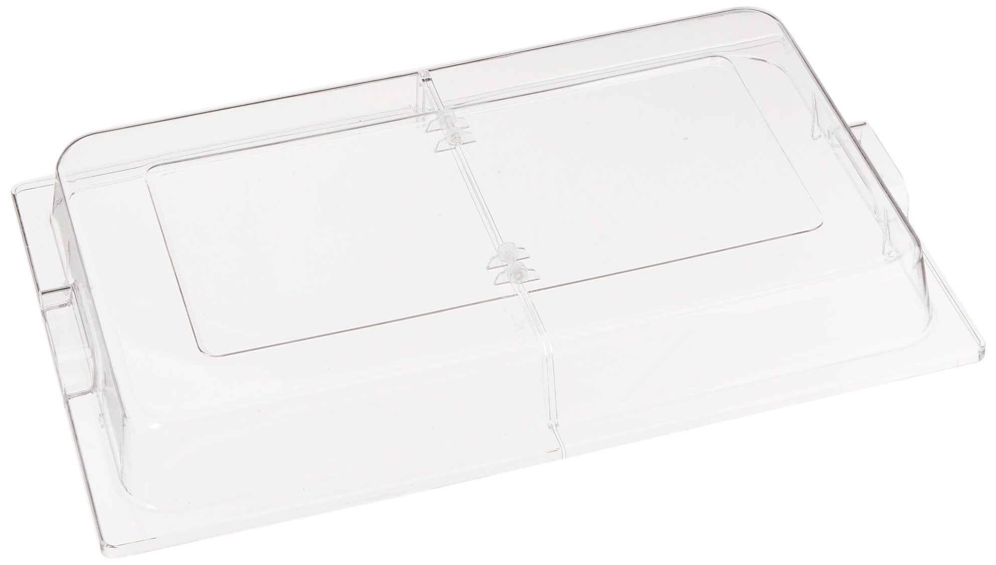Winco Polycarbonate Dome Hinged Cover, Full Size, Medium