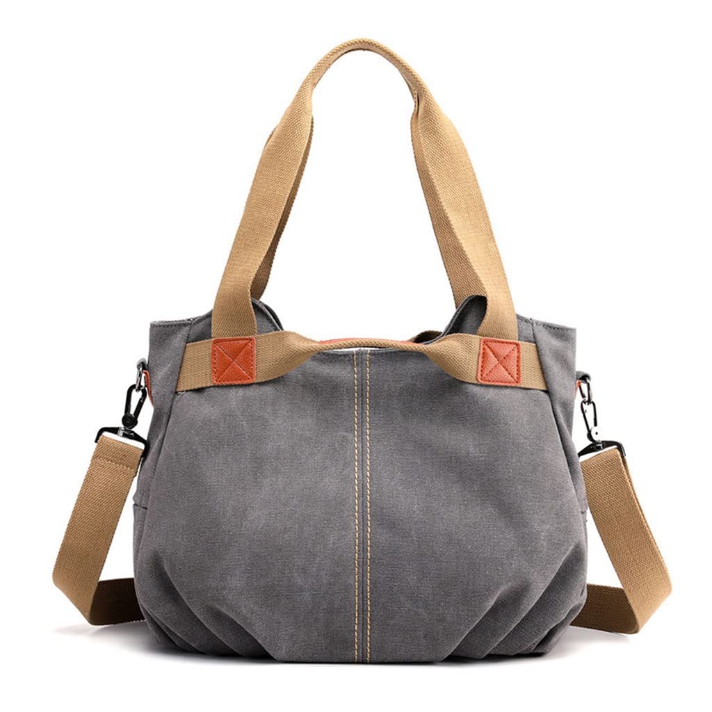 Thick Casual Handbag Simple Canvas Bag Large Capacity Shoulder Bag Suitable for Shopping Bags