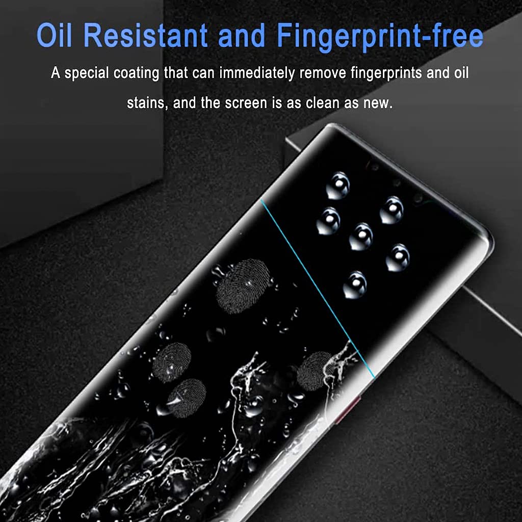 OttarScreen Galaxy S20 Plus Screen Protector, 3 Pack Tempered Glass Screen Protector, 1 Pack Camera Lens Protector, Compatible Fingerprint, 3D Glass 9H Hardness Tempered Glass Screen Protector for Samsung Galaxy S20+ Plus 5g【3+1 Pack 】