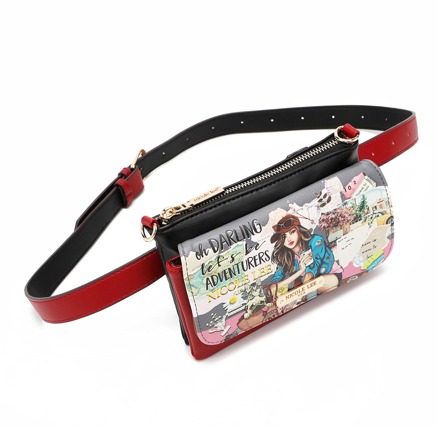 Nicole Lee Small Fanny Pack Crossbody (JOURNEY OF STEPHANIE)