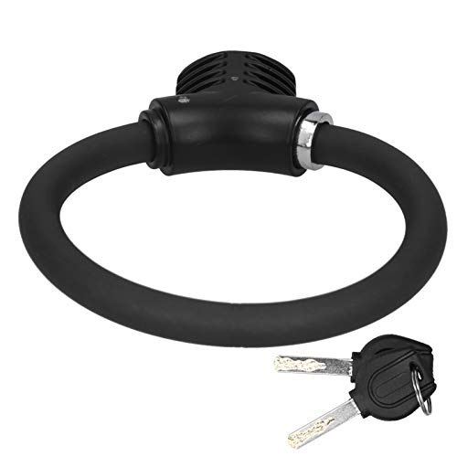 Vakitar Mini Lock AntiTheft Bike Cable Lock Reflective Zinc Alloy (Frosted Black)