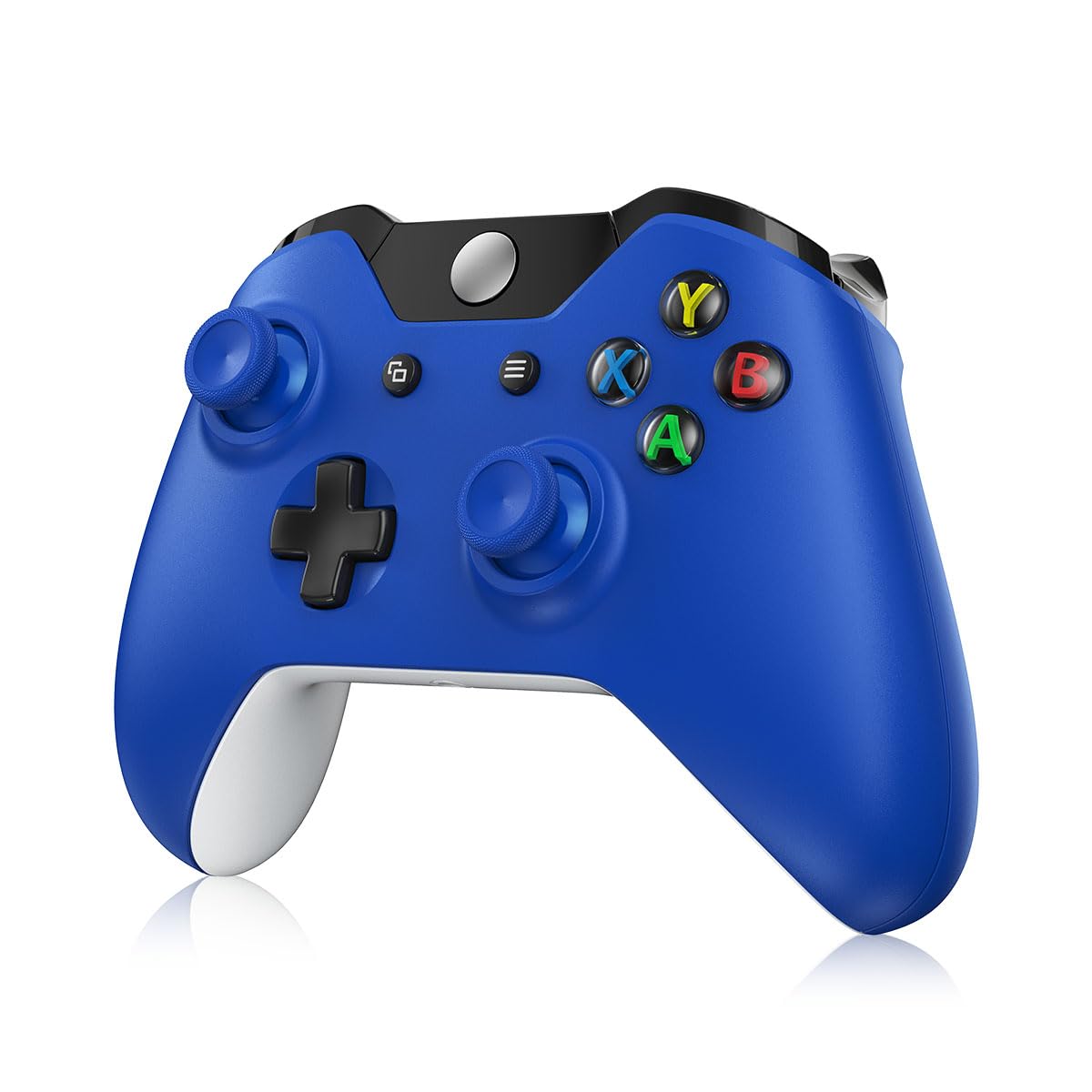 Yinjie Xbox Controller with 2.4GHz Wireless Adapter Compatible with Xbox Series X|S,Xbox One X|S,PC with 3.5mm Audio Jack/Vibration Feedback (White+Black)