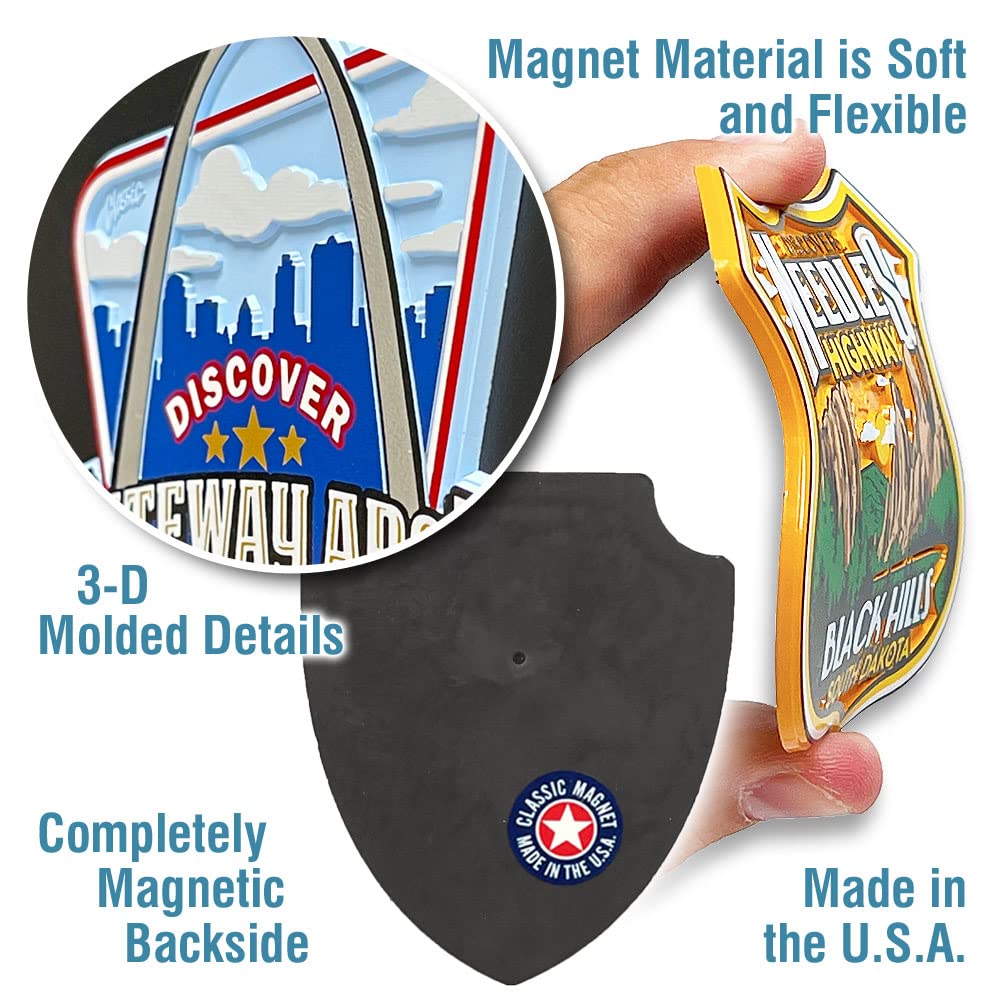 Yosemite National Park Magnet by Classic Magnets, 2.6" x 3.1", Collectible Souvenirs Made in The USA