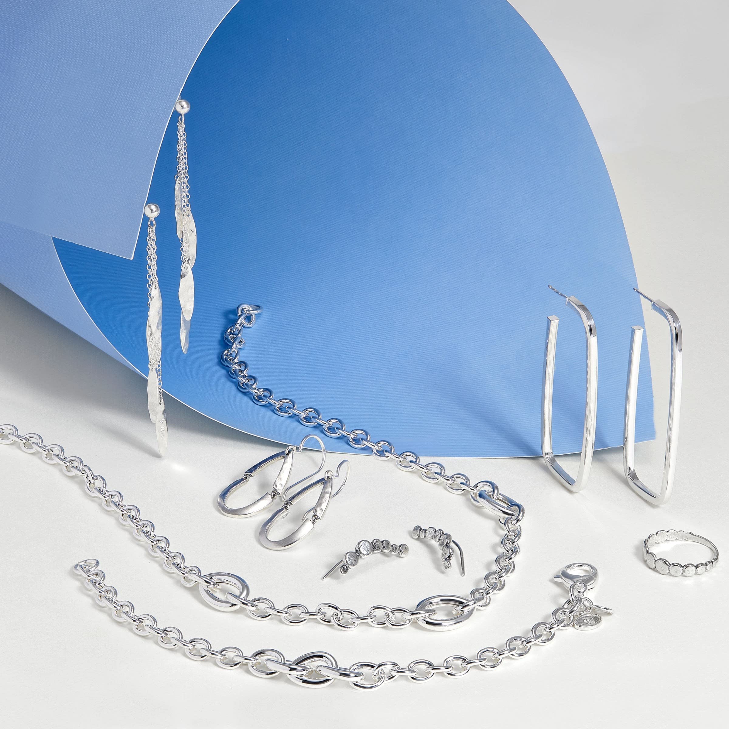 Silpada 'Unstoppable' Link Chain Bracelet in Sterling Silver, 7.5"