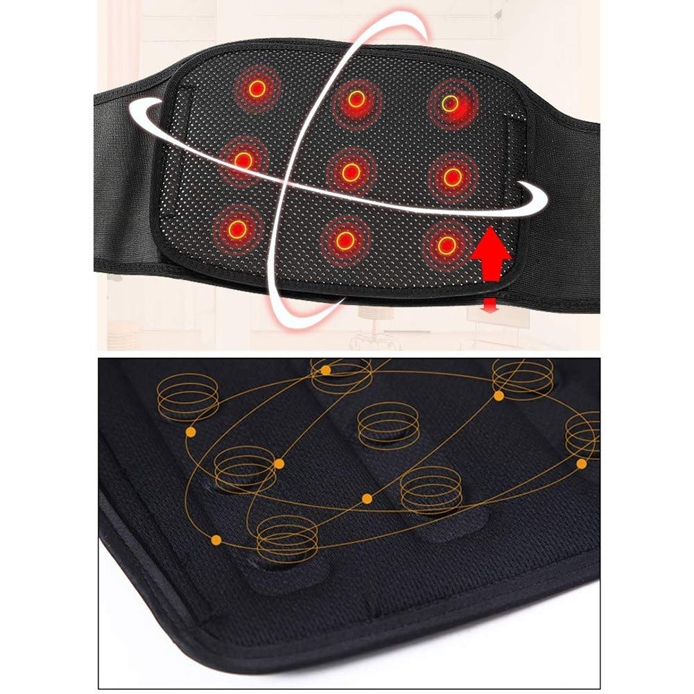 TANGIST Back Brace Self-heating Lumbar Support Belt For Men & Women Relieve Lower Back Pain Sciatica Scoliosis Herniated Disc (Size : L)