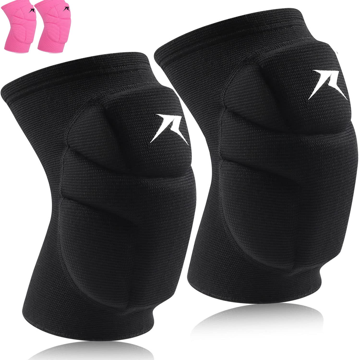 Volleyball Knee Pads,Knee Compression Sleeve Support for Men Women with High Protection Pads,Professional Grade Knee Pads for Running,Meniscus Tear,ACL,Arthritis,Joint Pain Relief
