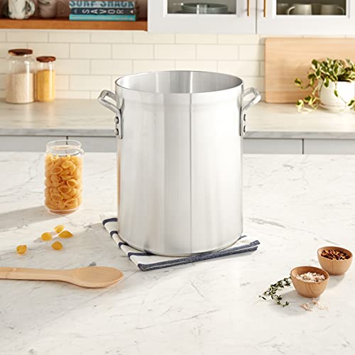 Winco USA - Super Aluminum Stock Pot, Heavy Weight, 16 Quart, Aluminum