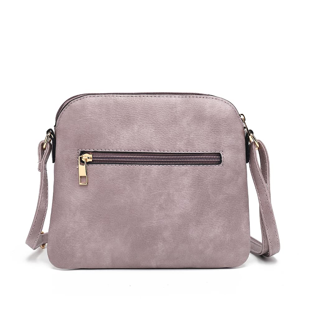 Style Strategy Lightweight Medium Dome Crossbody Bag for women with Tassel Zipper Pocket Adjustable Strap Shoulder Bag