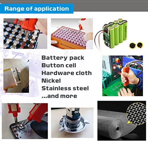 ZWJABYY 709AD+ Battery Spot Welder,Pulse Spot Welder,for Welding Lithium-Ion Battery Pack,Equipped with Cooling System and Intelligent Welding Function,110V-220V