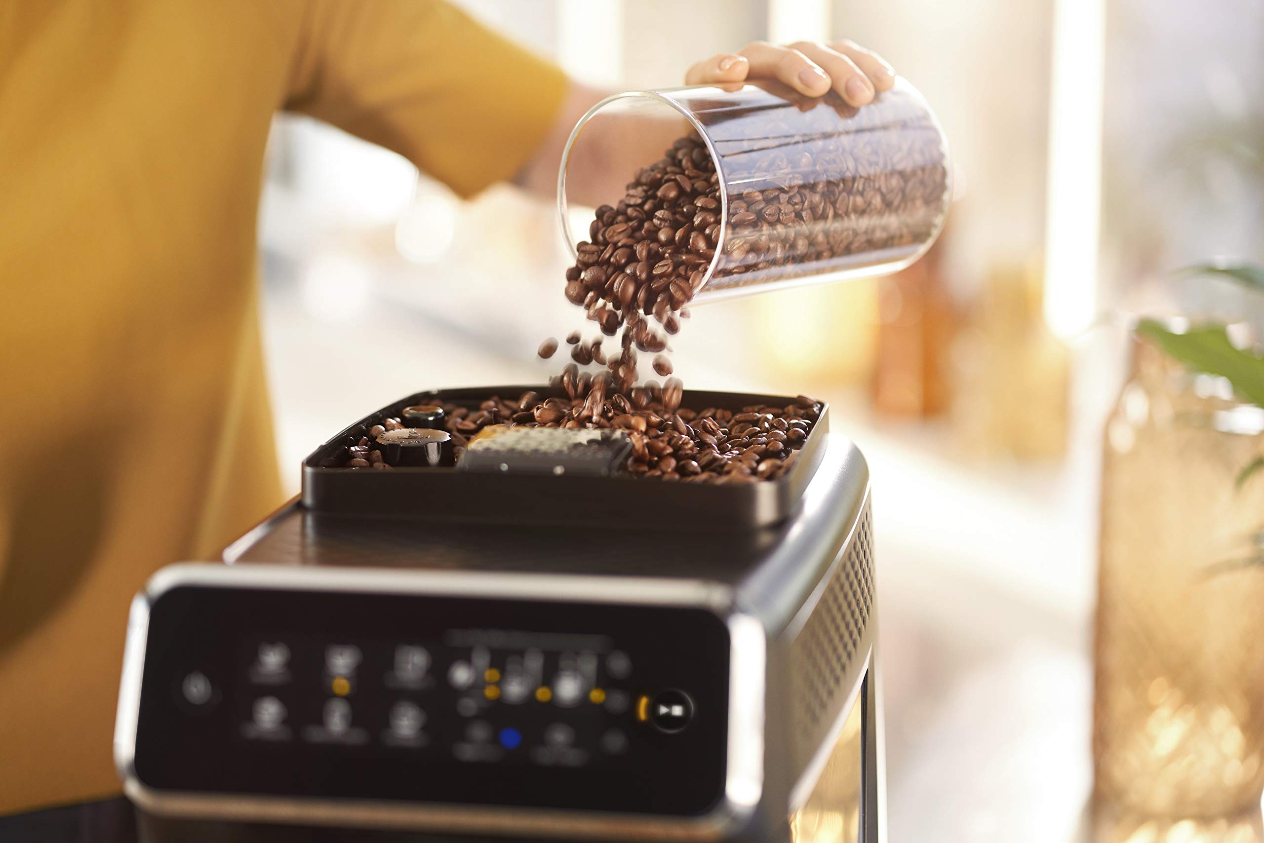 Philips 3200 Series Fully Automatic Espresso Machine w/Milk Frother, Black, EP3221/44 with Philips Saeco AquaClean Filter Single Unit, CA6903/10