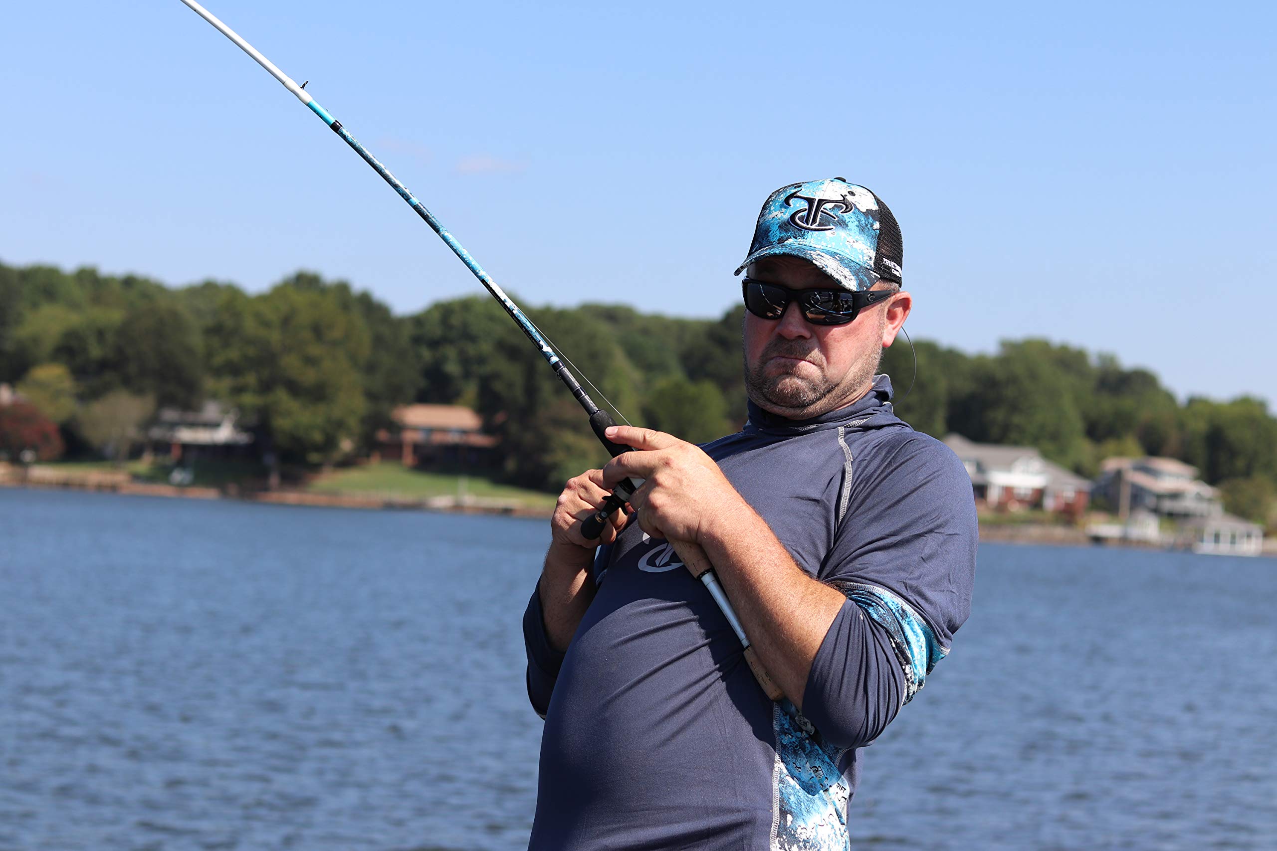 ProFISHiency: David Dudley Signature Series7'2 MH True Timber Casting Rod | 30 TON Carbon Blank | Fuji Reel Seat | Super Lightweight | True Timber Rift Camo