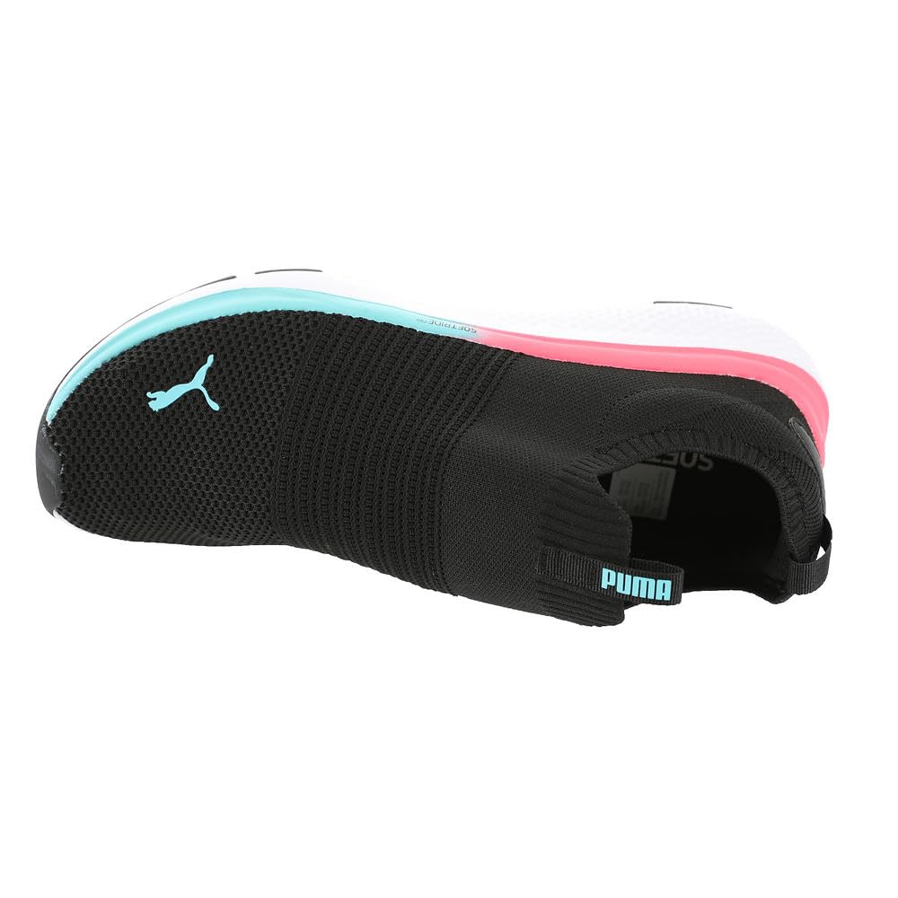 PUMA Softride Pro Echo Slipon Fade Womens Sneaker 9 BM US BlackOrchidAqua