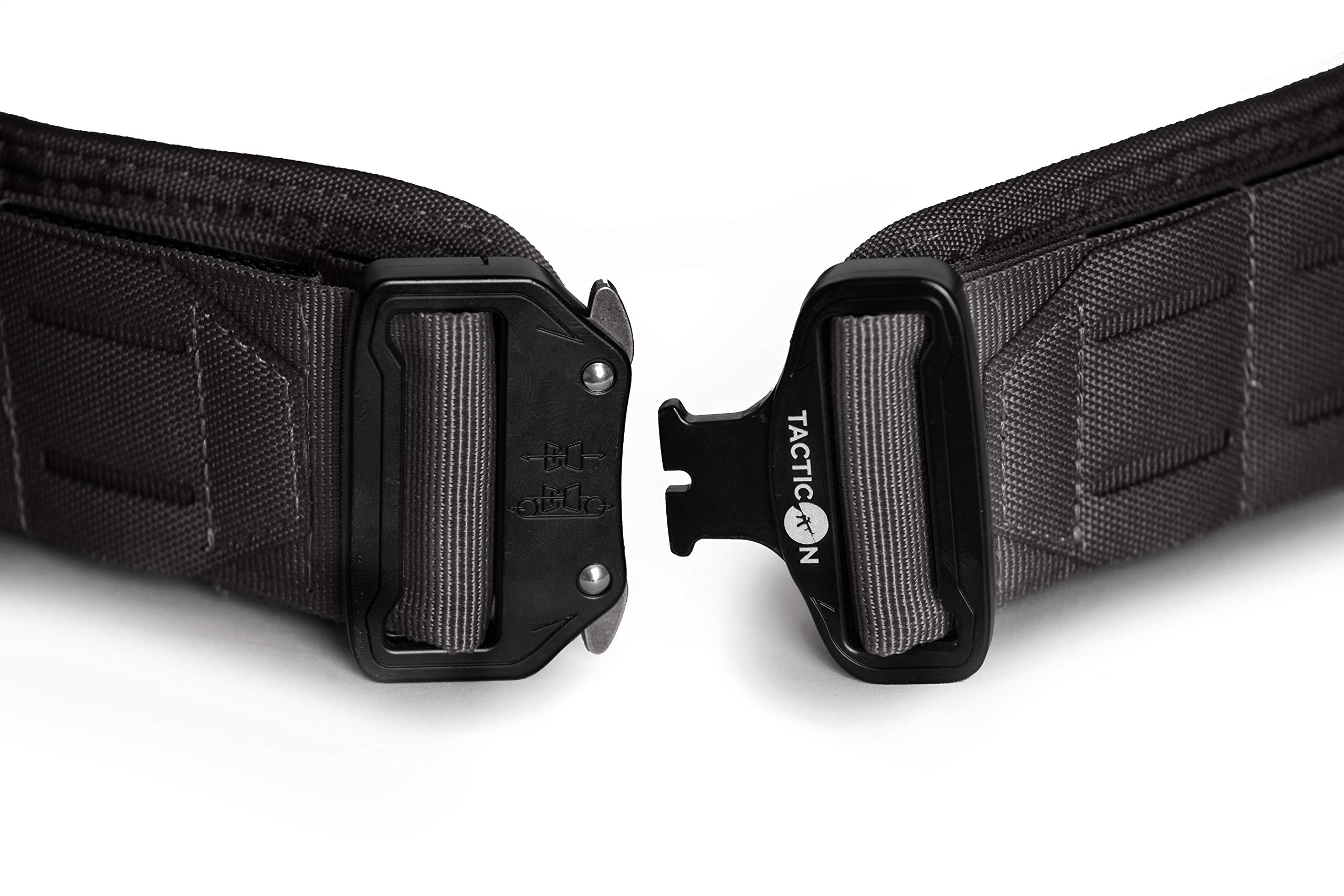 Tacticon Battle Belt | Padded Tactical Nylon Belts | Disabled Combat Veteran Owned Company | Heavy Duty Belt Quick Release Metal Buckle