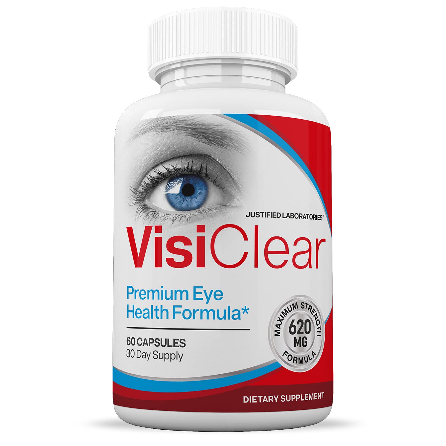 Visiclear Advanced 620MG Eye Health Formula Supports Healthy Vision Eyes Sight 60 Capsules