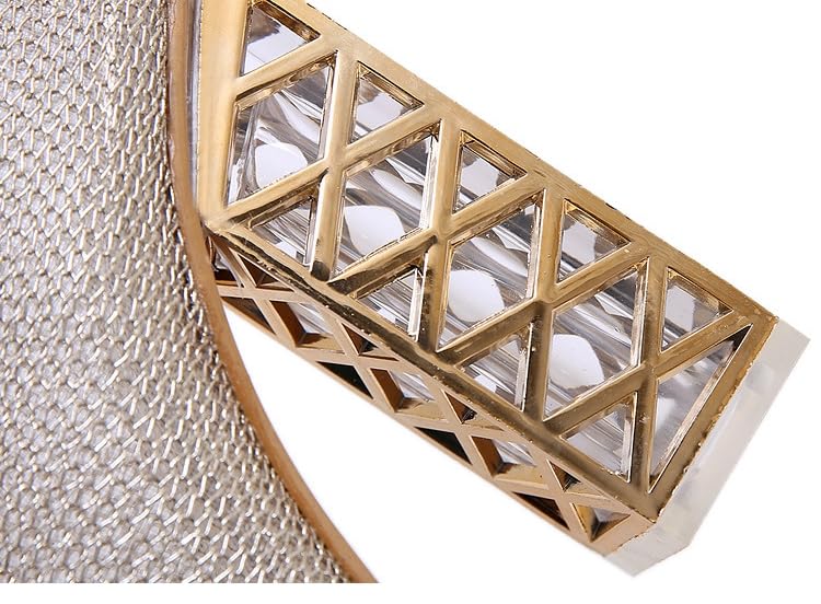 Purubylley Women's High-heeled Open-toe Hollow Mesh Boots,fish Mouth Dress Stylish Zipper Closure Sandals,Latin Dance Boots Performance Training Shoes (gold,6)