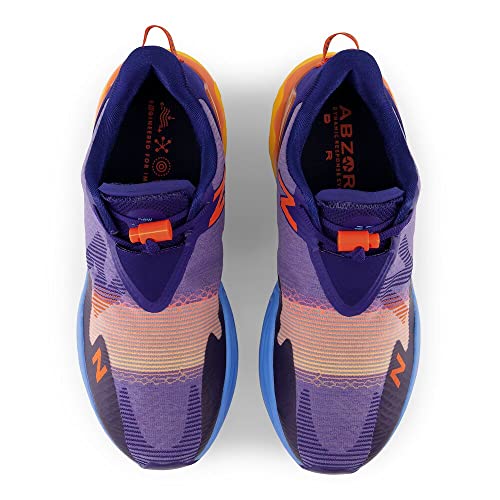 New Balance Men's FuelCell Rebel TR V1 Running Shoe, Blue/Orange, 8.5