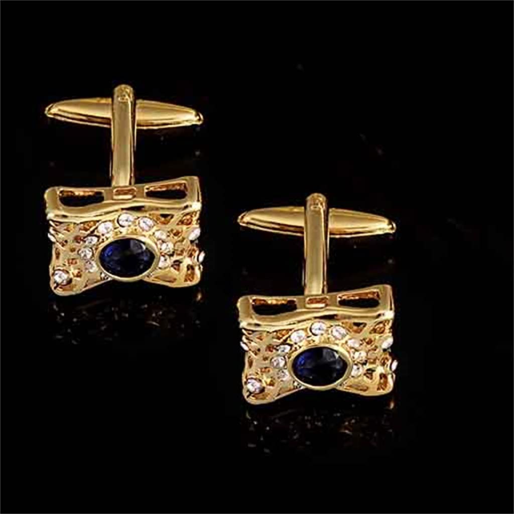 xiukou Cuff Stud Shirt Party Tie Clip Cufflinks Set Business Party Party Men's Pin (Color : A, Size A