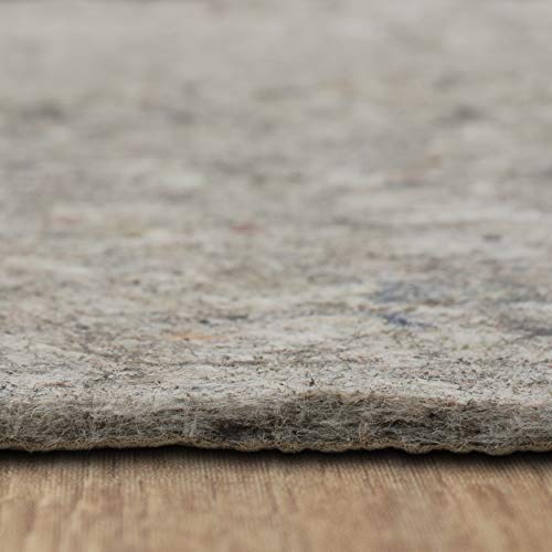 Mohawk Home 9' x 12' Non Slip Rug Pad Gripper 1/4 Thick Dual Surface Felt + Rubber Gripper - Safe for All Floors