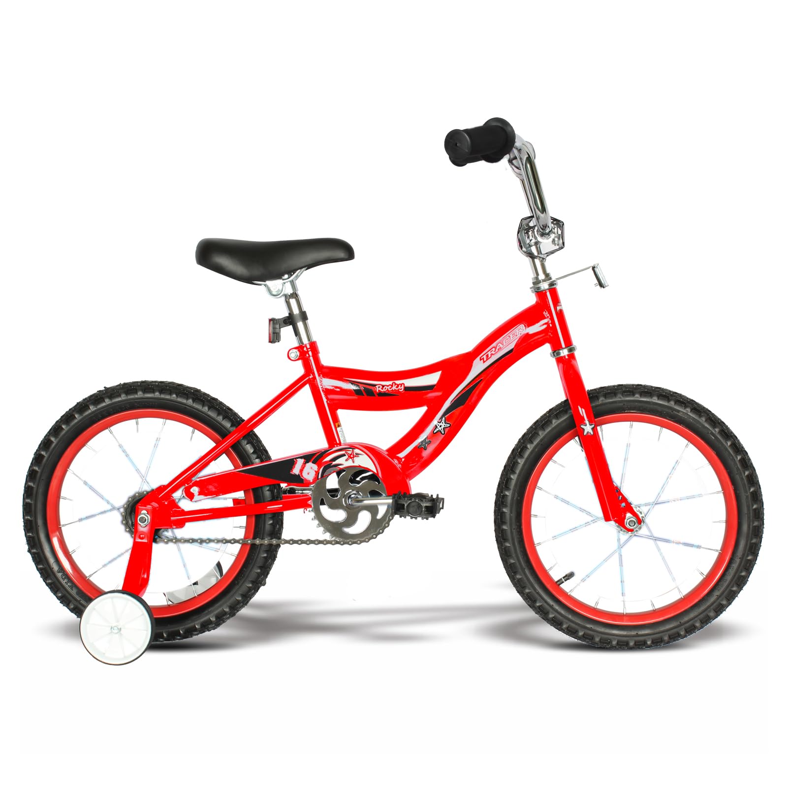 Tracer Logan 20 in Hi-Ten Steel Framed Freestyle BMX Style Beginnerrs Bike, Red